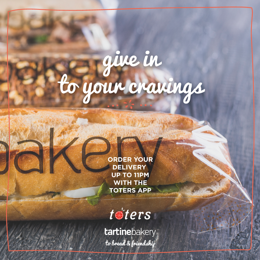 ONLINE ORDERING WITH TOTERS TILL 11PM – Bar Tartine