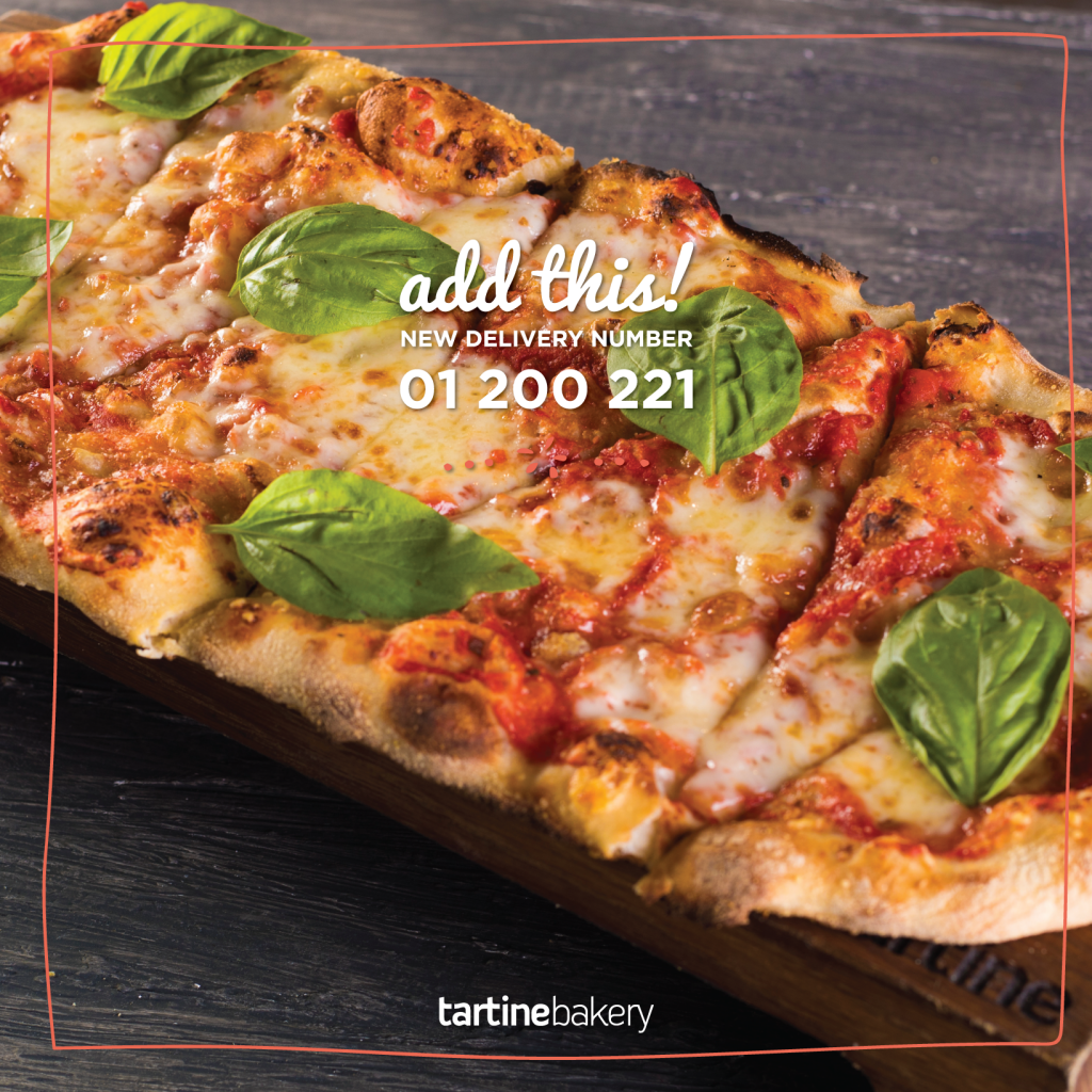 New Delivery Number! – Bar Tartine